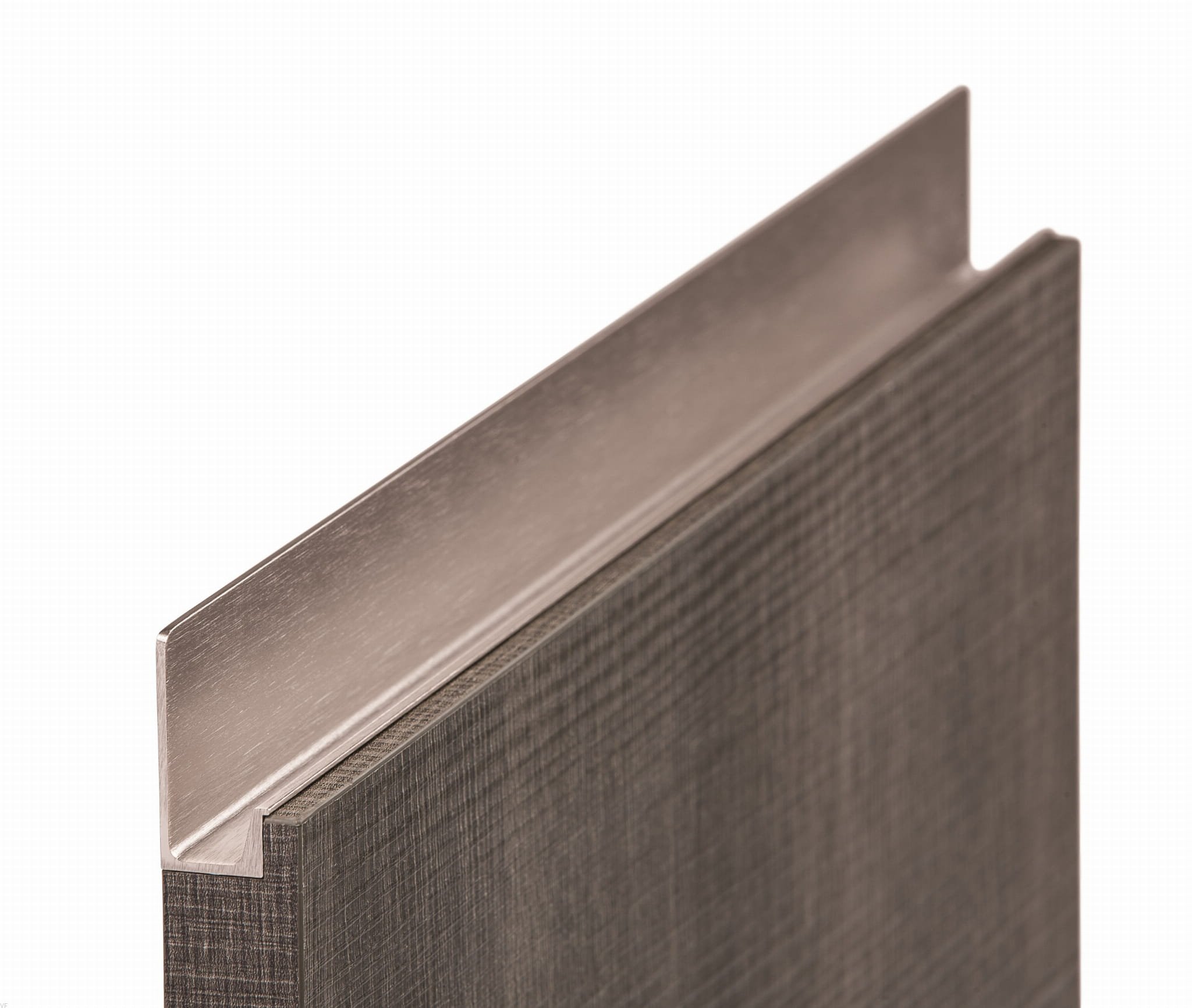Uchwyt meblowy krawędziowy Jey 897 Aluminiowy Srebrny - Viefe.pl